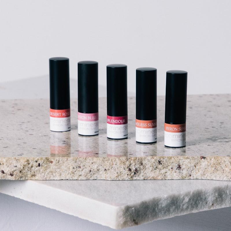 Byron Bay All Natural, Vegan Friendly, Organic Eco Friendly Lipsticks ...